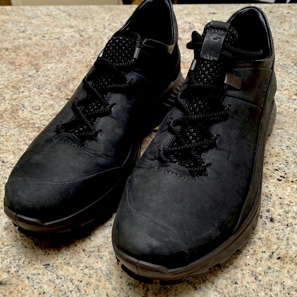 Ecco Exostrike Black Gore Tex Waterproof Sneaker - Gem
